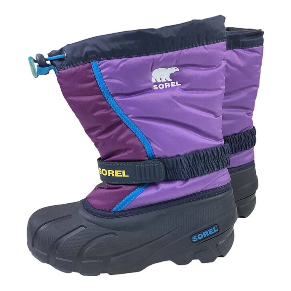Sorel | Shoes | New Sorel Kids Youth Flurry Winter Snow Boots Purple ...
